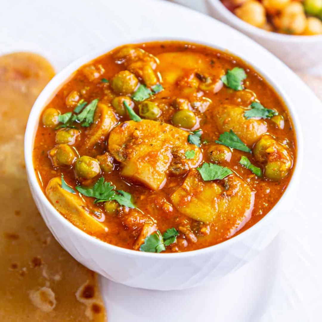 Mushroom Mutter | Spice hub Indian and Pakistani cuisine